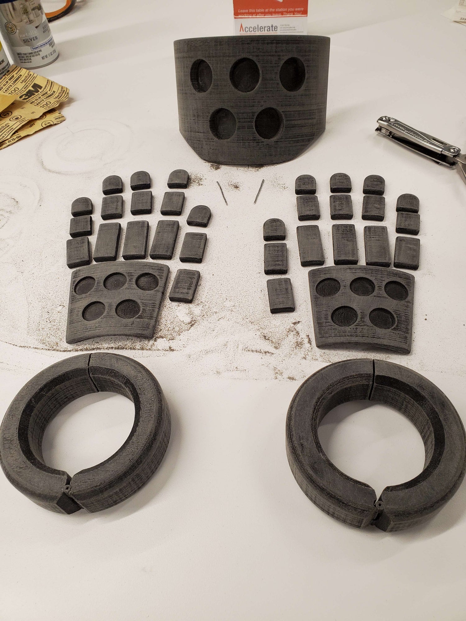 Fire Force - Glove and Neck Guard Set (STL File)