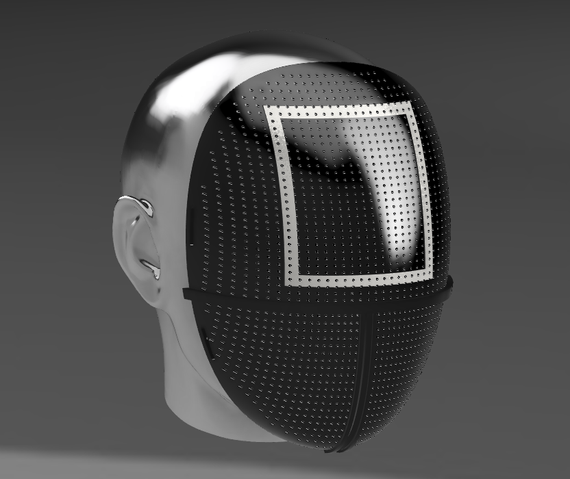 Free - Squid Game Mask Set (STL File)